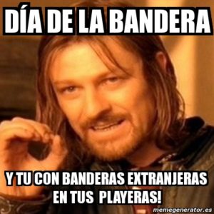 Los memes del Día de la Bandera, (no lavandera) - Hector Ledezma