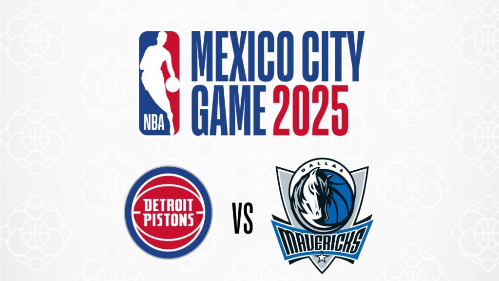 NBA Mexico City Game 2025: Mavericks y Pistons jugarán en la Arena CDMX ...